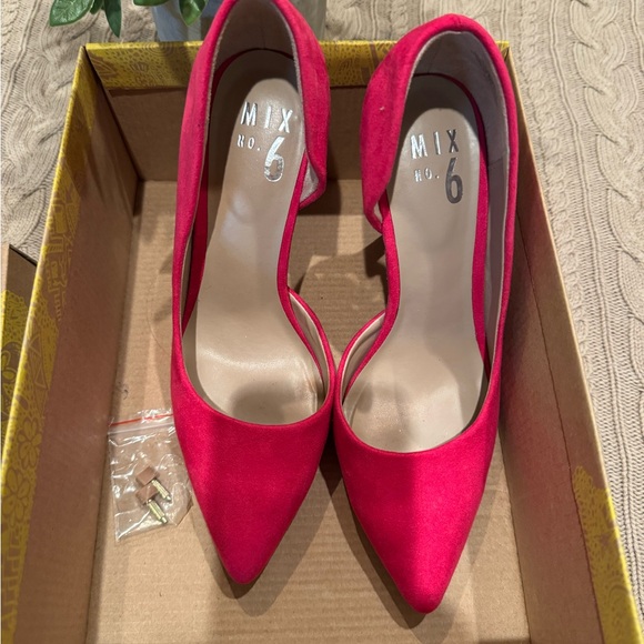 Mix No. 6 | Shoes | Mix No 6 Womens Pink Heels | Poshmark